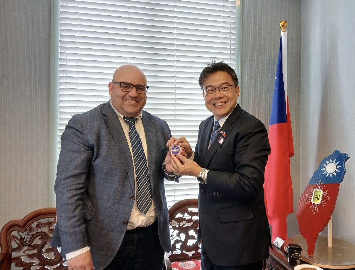 周處長會晤佛羅里達科技大學 (Florida Politechnic University) 國際事務長 Mustapha Achoubane