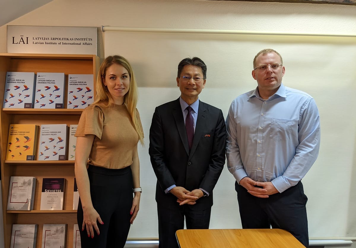 Representative Lee visits Latvian Institute of... - Taipei Mission in ...