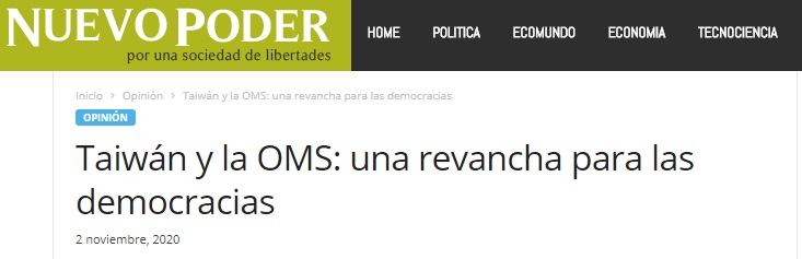 非常感謝智利「自由社會新力量」 - 駐智利台北經濟文化辦事處 Oficina Económica y Cultural de Taipei ...