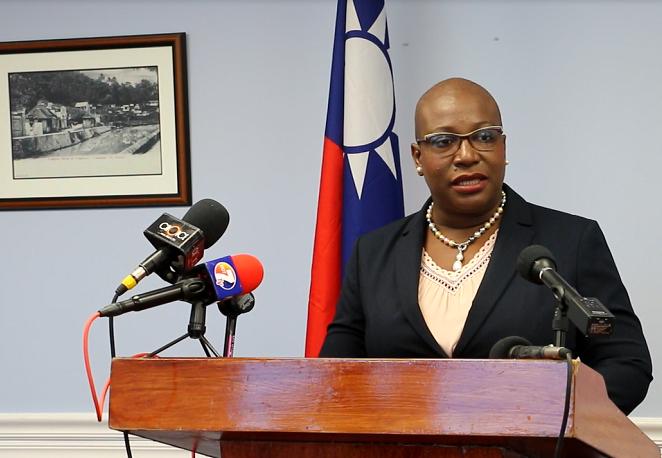 露國教育暨永續發展部長芮格柏(Gale Rigobert)致詞