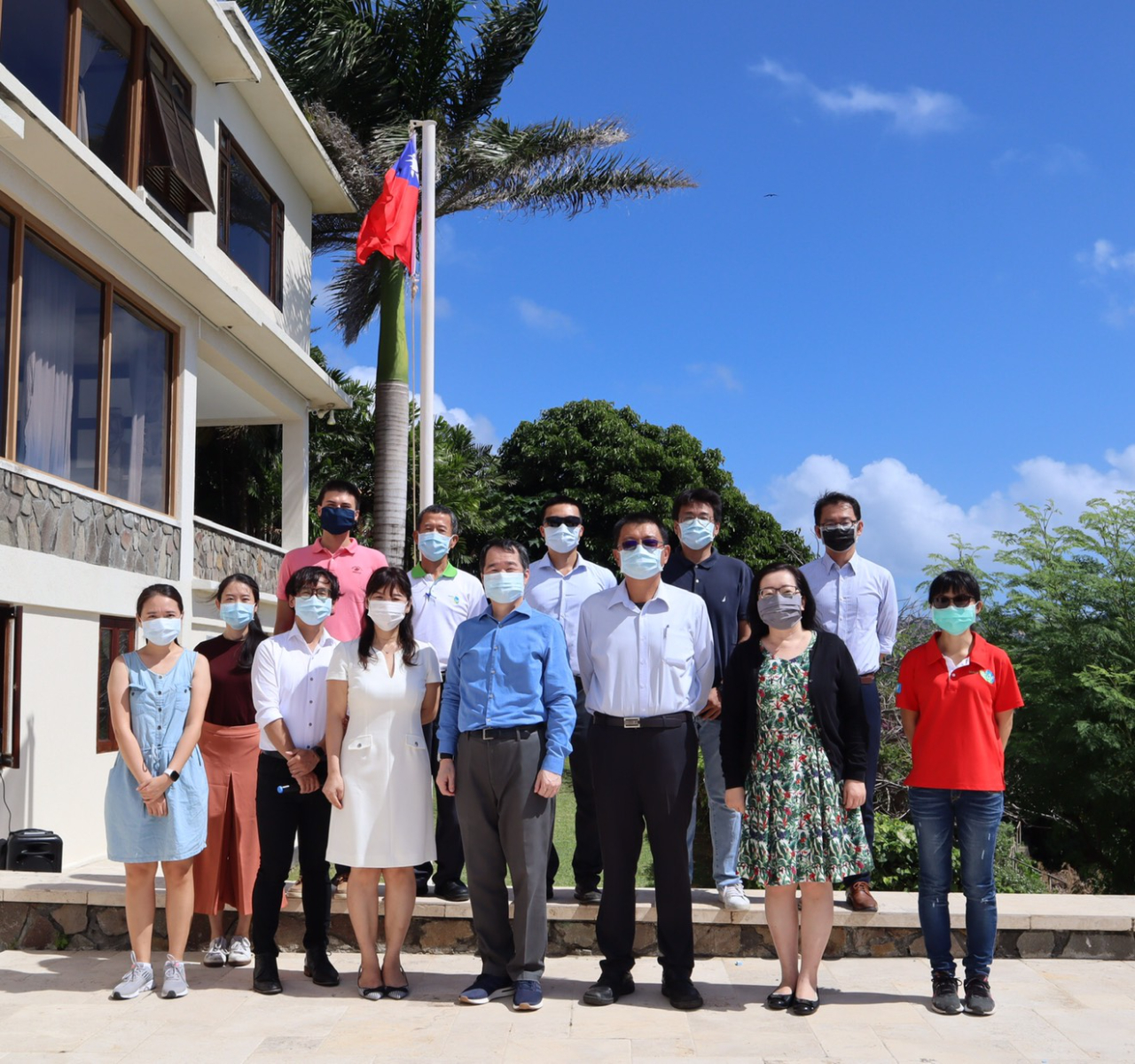 May our National flag fly high in the Vincentian sky, as staunch as the Taiwan-St Vincent ...