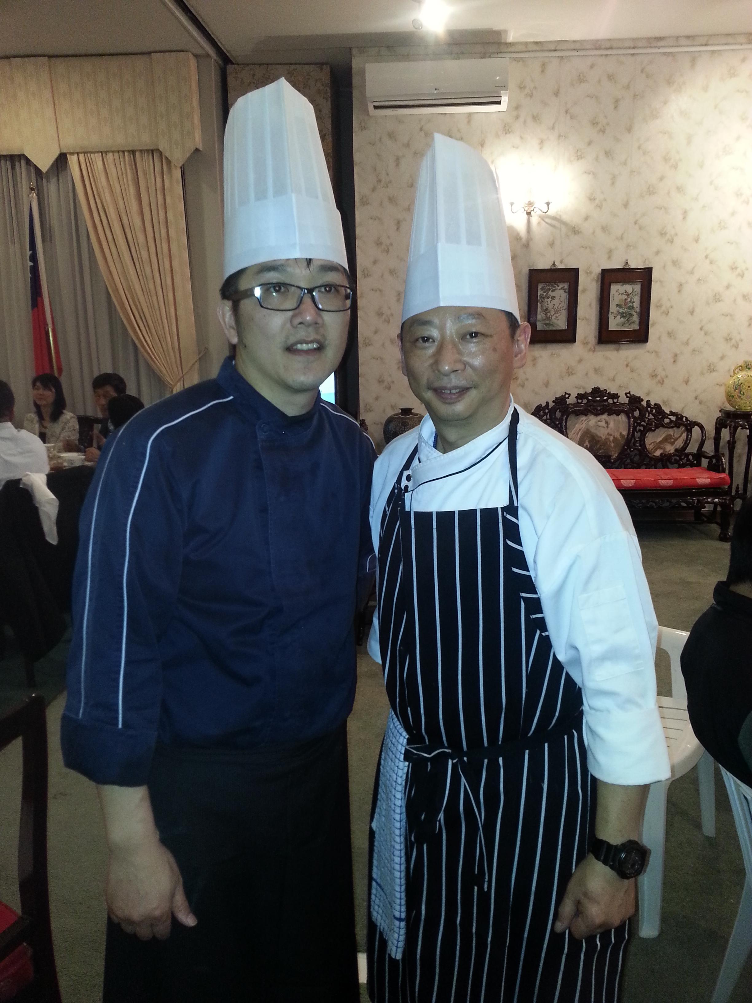 Chef Tony Huang and Chef Tony Liu