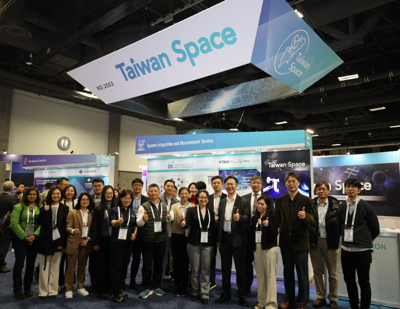 2023.03.15 Ambassador Hsiao visited Taiwan Space pavilion at the 2023 ...