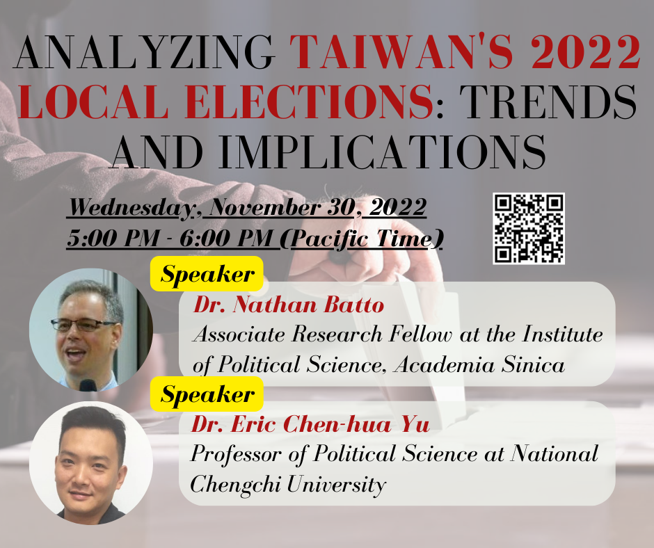 Analyzing Taiwan's 2022 Local Elections: Trend... - Taipei Economic and ...