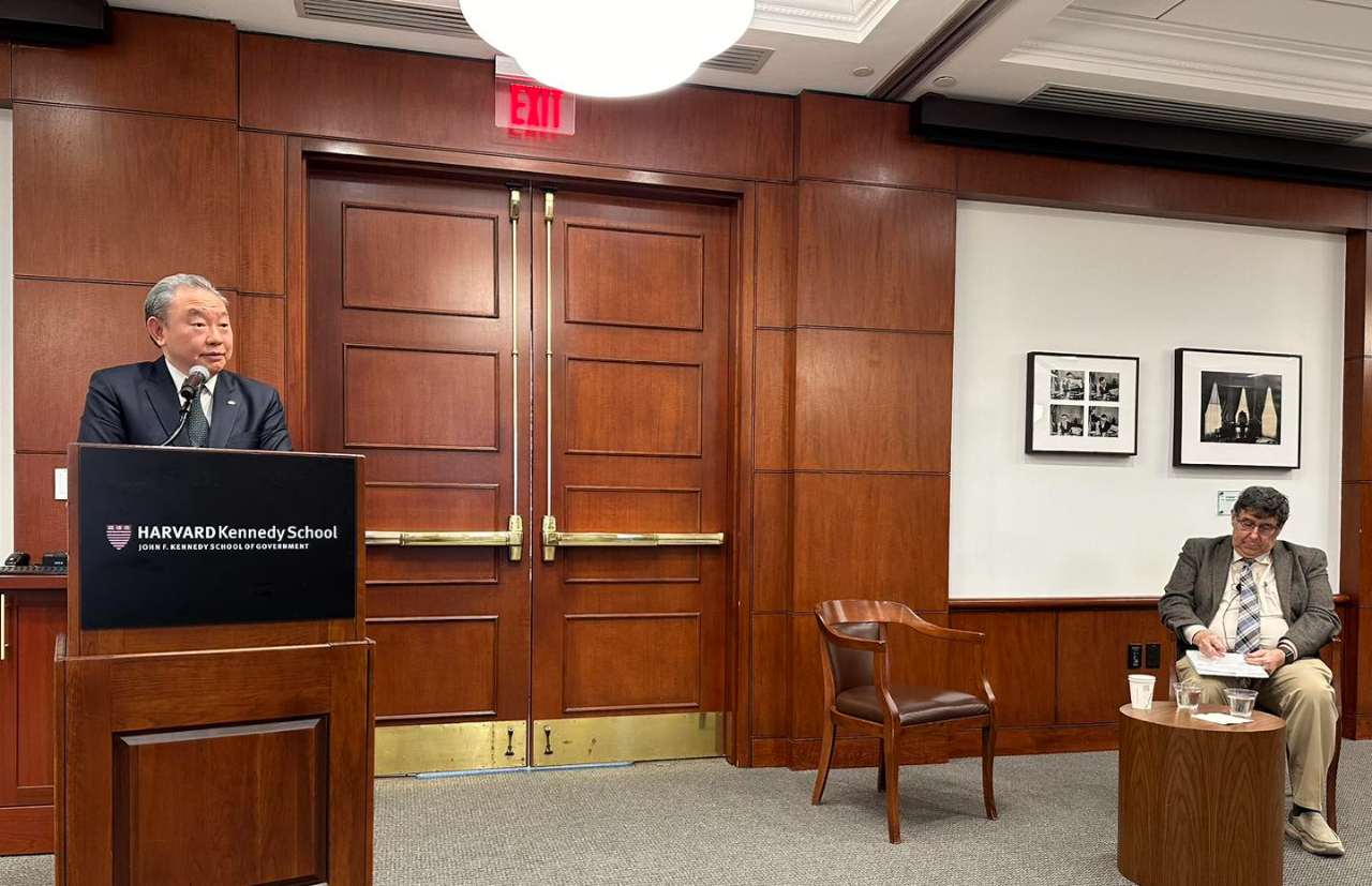 “So nice to be back at Harvard after 22 years!”