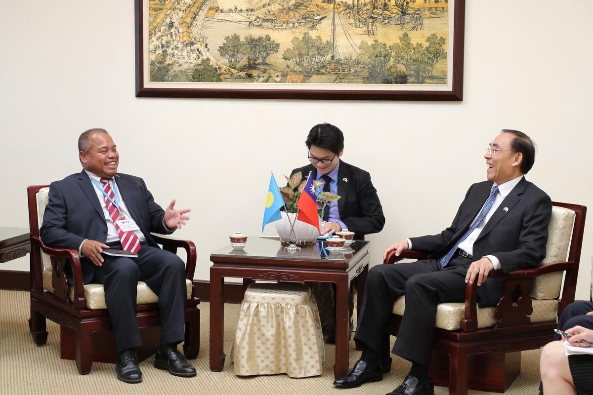 Palau Vice President Raynold Oilouch visited T... - Embassy of the ...